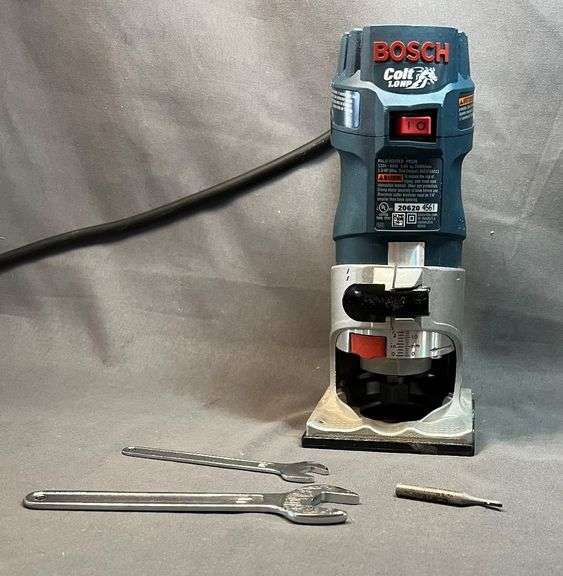 Bosch PR10E Colt Palm Router with Accessories 2.5” – 9” x 4” (Not ...