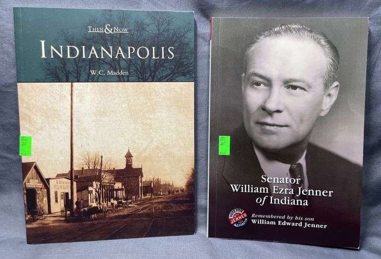 2 Books on Indiana: ‘Indianapolis’ by W.C. Madden & ‘Senator William ...