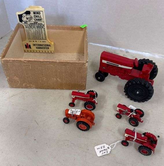 International Harvester Toy Tractors and Wind Chill Chart Display ...