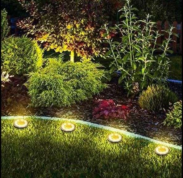6-Pack Matte Black LED Solar Disc Lights by Member’s Mark - Metzger ...