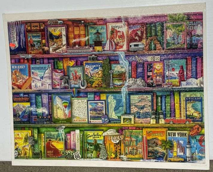 Scholastic Puzzle Featuring Travel Poster Artwork - Metzger Property ...