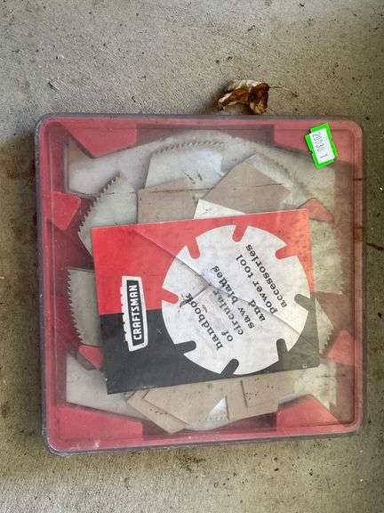 Craftsman Dado Blade Set with Case - PICK UP AT ALTERNATE LOCATION IN ...