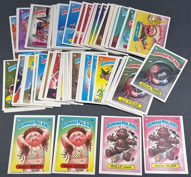 Garbage Pail Kids Trading Cards with Puzzle and Back Story Designs ...