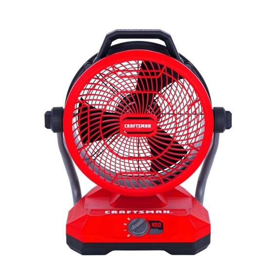 CRAFTSMAN - CRAFTSMAN 12-in 20 -Volt 3 -Speed High Velocity Indoor Red ...