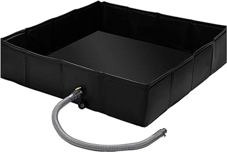 MABOZOO - Portable Shower Pan, 41 x 41 x 10 Outdoor Shower Base ...