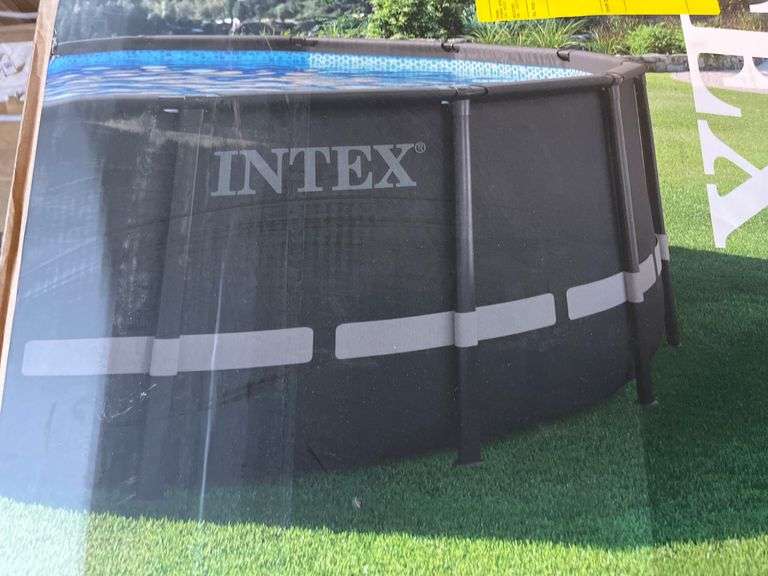 Intex Ultra XTR Round Pool 14ft x 48in with Pump and Accessories ...