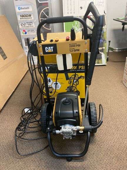 CAT 2200 PSI Electric Pressure Washer with 1.2 GPM Flow-PREVIOSLY OWNED ...