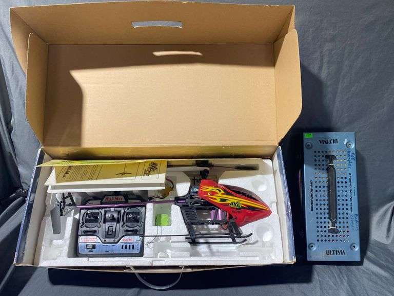 Heli-Max Axe CP Remote-Control Helicopter with Toolbox and Accessories ...