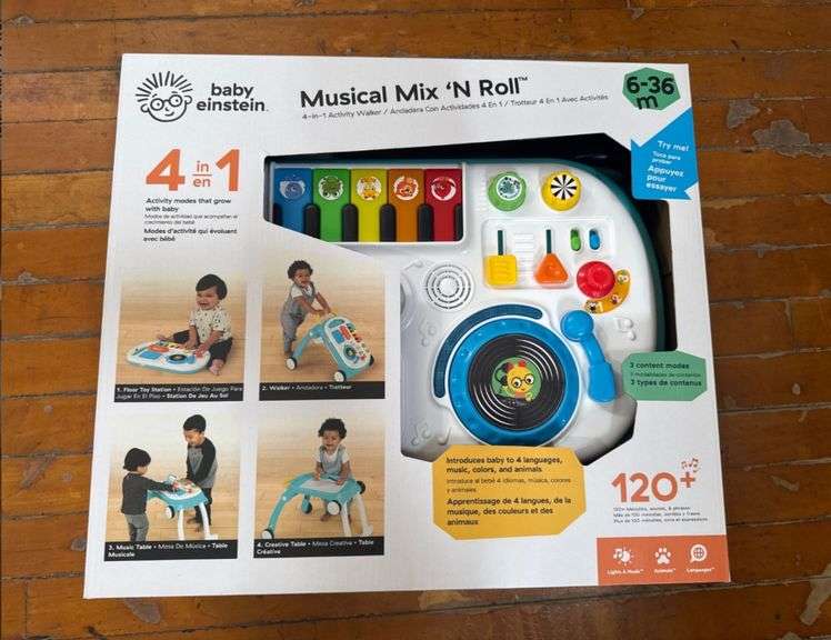 Baby Einstein Musical Mix ‘N Roll 4-in-1 Activity Walker - Metzger ...