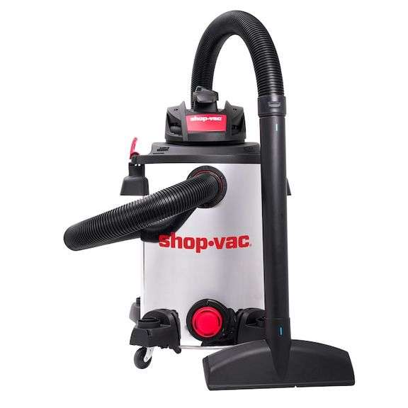 SHOP-VAC - 2-Gallon 6.5 HP Corded Wet/Dry Shop Vacuum with Accessories ...