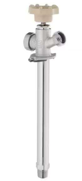 1/2” MIP & 1/2” SWT x 3/4” MHT x 6” Brass Anti-Siphon Frost Proof ...