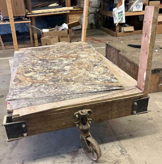 Metal-Frame Cart with Laminate Sheets, 37×60″ - Metzger Property ...