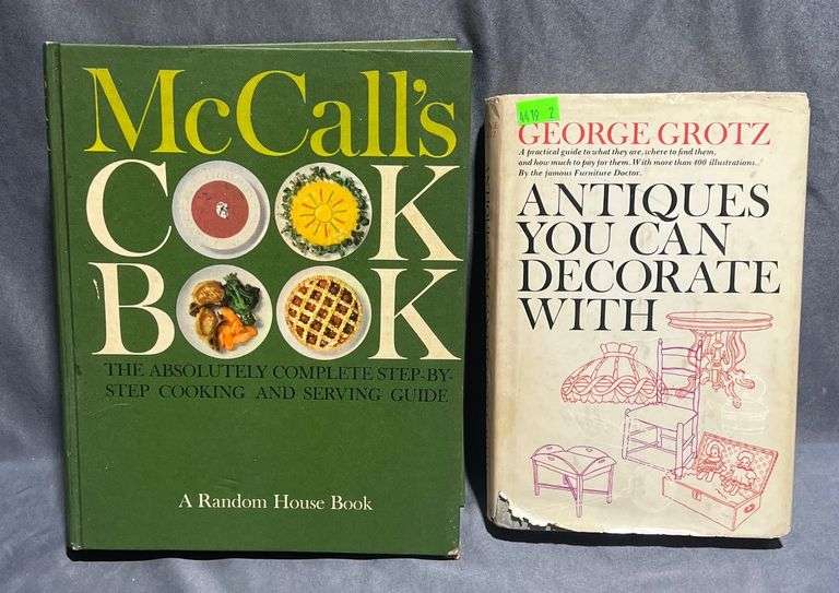 McCall’s Cookbook and George Grotz ‘Antiques You Can Decorate With,’ 6 ...