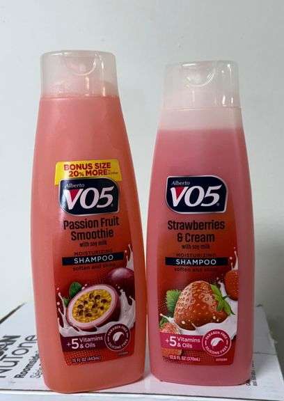 Alberto VO5 Moisturizing Shampoos with Soy Milk and 5 Vitamins, 2 ...