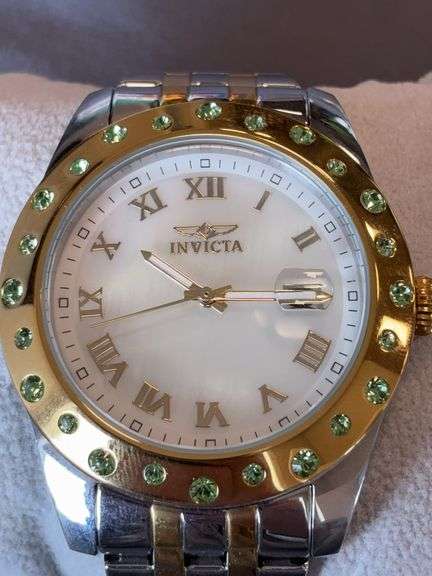 Invicta Angel Collection Divine Messengers of Time Tritnite Night Glow ...
