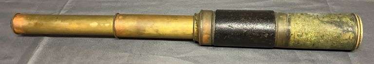 Telescopic Brass Spyglass with Black Grip - Metzger Property Services, LLC