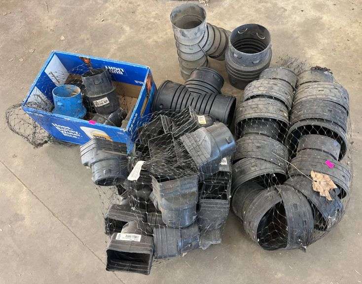 Tile Connectors and Reducers, Mostly 4” - PICK UP AT ALTERNATE LOCATION ...