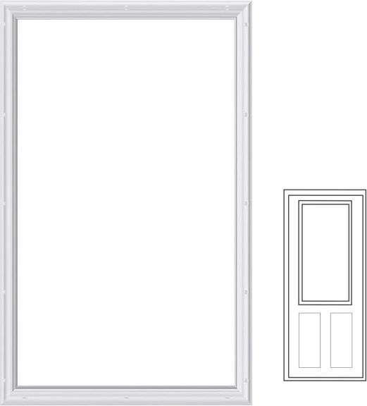 DOUBLEFILL - 22 x 36 In Entry Door Frame Only Replacement Kit for 1 in ...