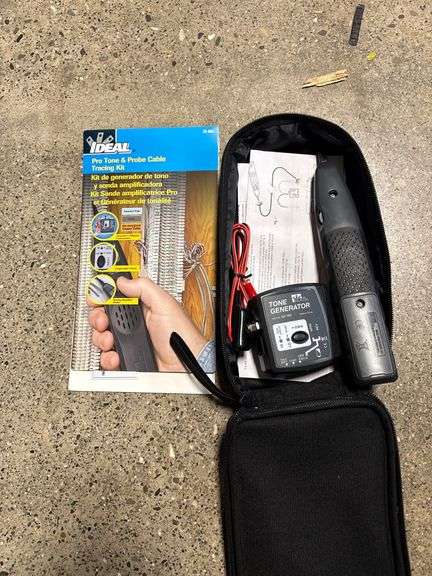 Ideal Industries Tone and Probe Cable Tracing Kit with Accessories ...