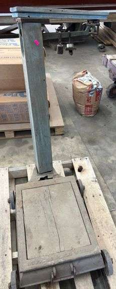 Buffalo Scale Works Platform Scale with Balance Weights - PICK UP AT ...