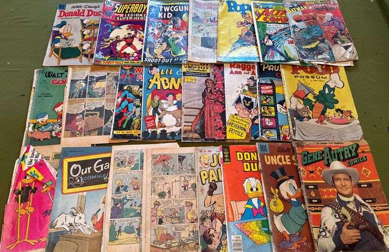 Comic Books Featuring Various Titles and Characters - Metzger Property ...