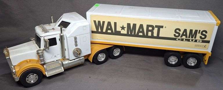 Sam’s Club Walmart Semi-Truck Toy with Detachable Trailer pressed steel ...