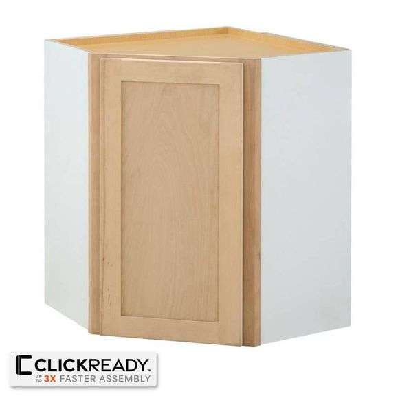 HAMPTON BAY - 24 in W x 12 in. D x 30 in. H Ready to Assemble Corner ...