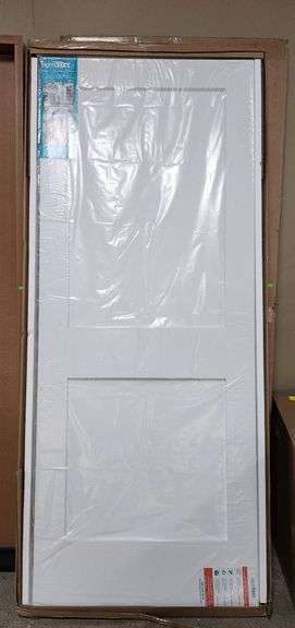 Eightdoors 2-Panel Door Slab in White Finish 32″ x 80″ - Metzger ...