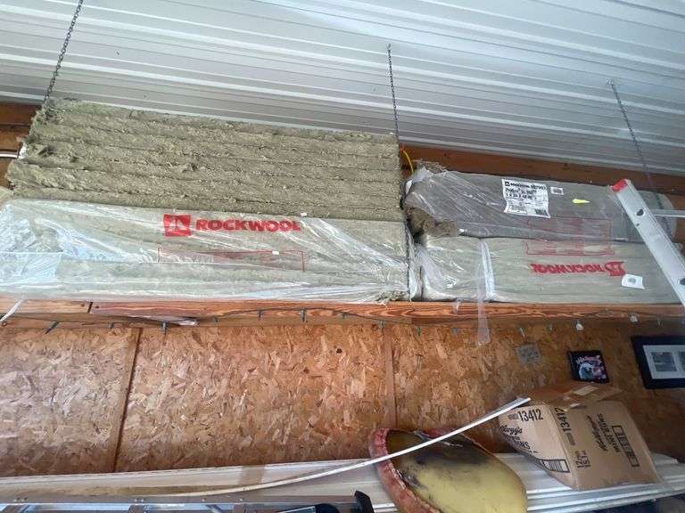 Rockwool Mineral Wool Insulation Panels in Factory Packaging - PICK UP ...
