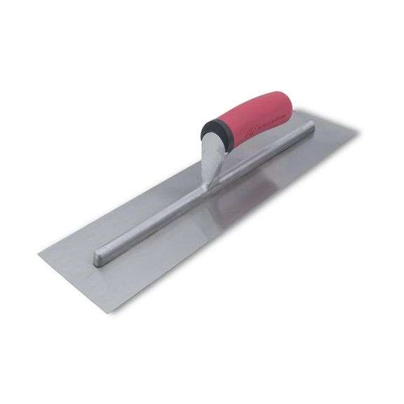MARSHALLTOWN - 16 in. x 4 in. Finishing Trowel with Soft Grip Handle ...