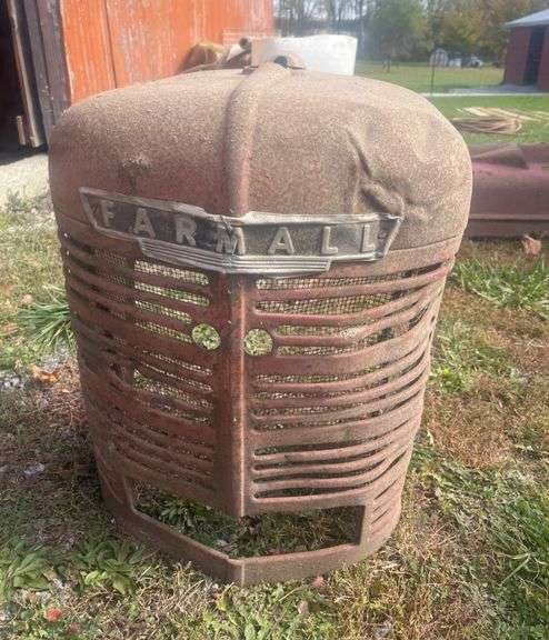 Farmall International Tractor Grill Cover - Metzger Property Services, LLC