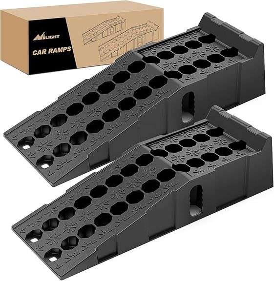 NILIGHT - Nilight Car Ramps, 6.7 Lift Heavy Duty Truck Ramps Portable ...