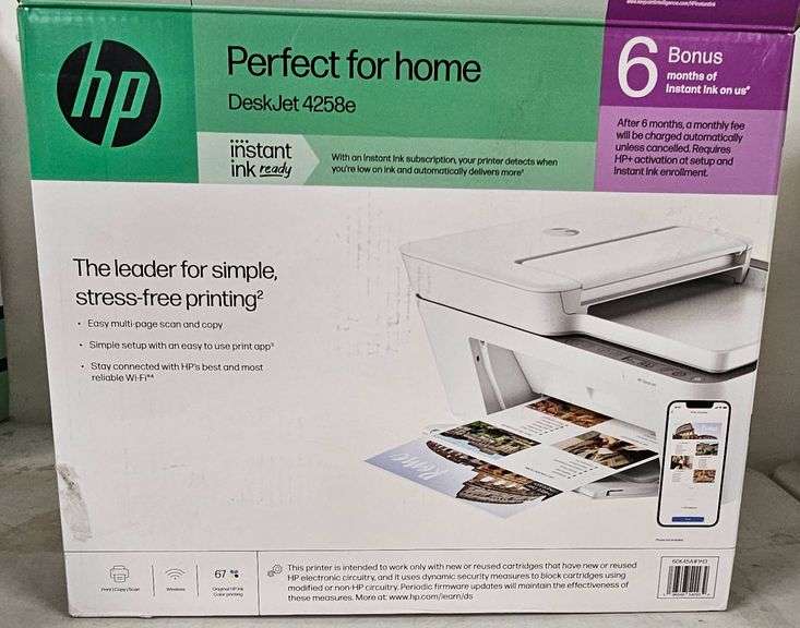 HP DeskJet 4258e All-in-One Printer - Metzger Property Services, LLC