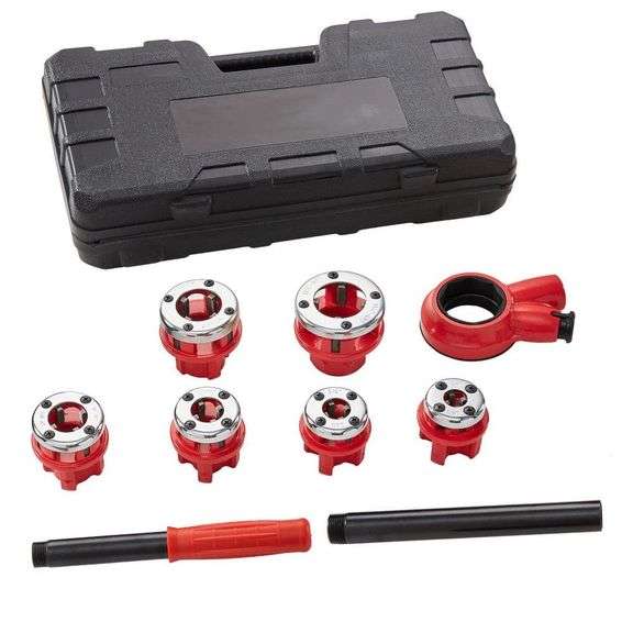 SKYSHALO - Ratchet Pipe Threader Kit 1/4in. NPT-1-1/4in. NPT Manual ...