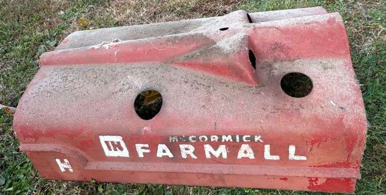 McCormick IH Farmall Tractor Hood - Metzger Property Services, LLC