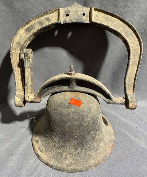 Cast Iron Bell With Mounting Yoke and Clapper 7.5” - Metzger Property ...