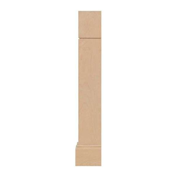 HAMPTON BAY - 5.75 in. W x 5.75 in. D x 34.5 in. H Decorative Corner ...