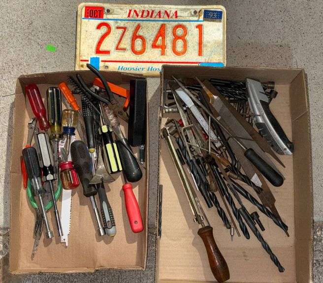 Hand Tools & Indiana License Plate - Metzger Property Services, LLC