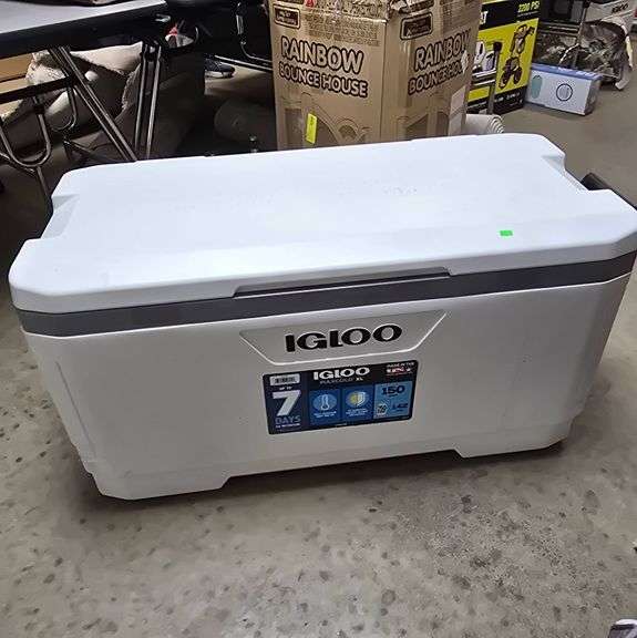 Igloo MaxCold XL 150 Quart Cooler with 7-Day Ice Retention - Metzger ...