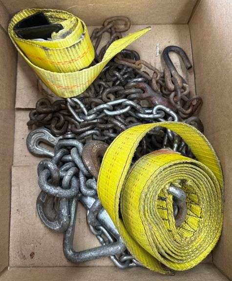 Metal Chains and Yellow Nylon Straps with Hooks - Metzger Property ...