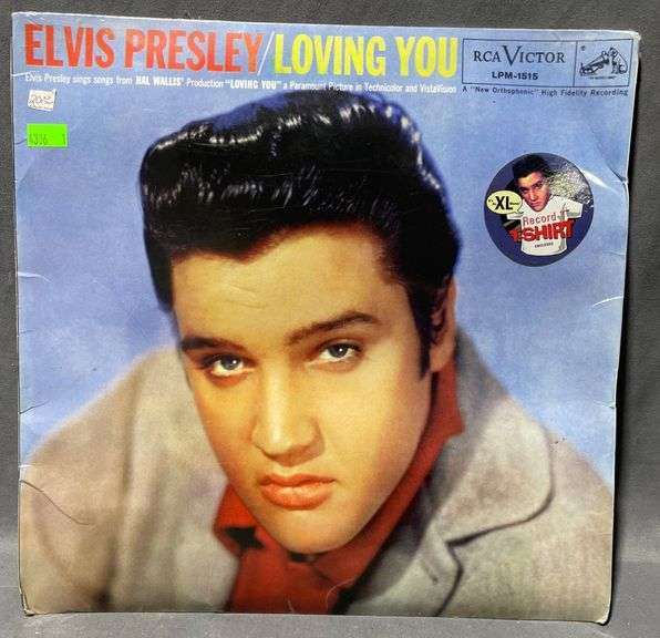 Elvis Presley ‘Loving You’ Commemorative Album Cover with T-Shirt ...