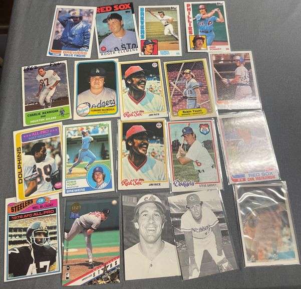 Baseball and Football Trading Cards Featuring Multiple MLB and NFL ...