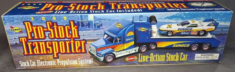 2000 Pro-Stock Transporter with Live-Action Stock Car by Racing ...