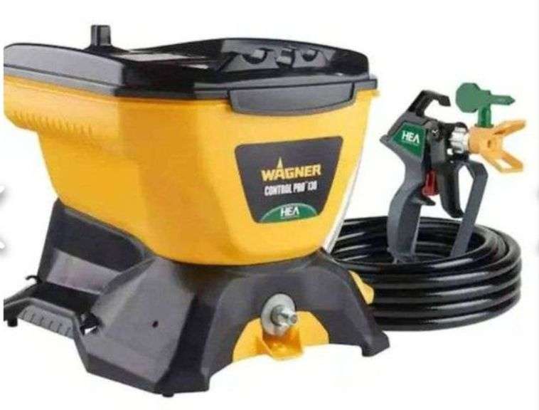 Wagner Control Pro 130 HEA Stand Paint Sprayer with Hose and Spray Gun ...