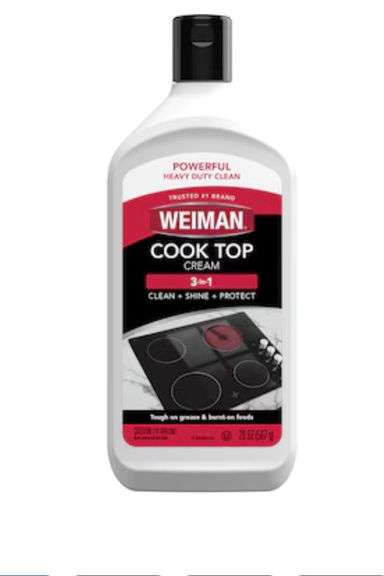 Weiman Cook Top Cream 3-in-1 Cleaner, 28 Oz Bottle - Metzger Property ...