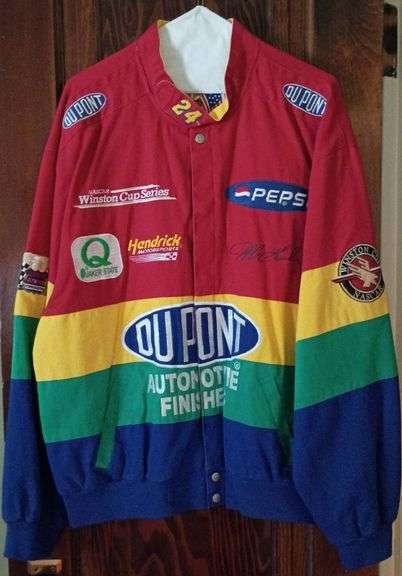 Large Jeff Hamilton Racing Jacket with DuPont Automotive Finishes Logo ...