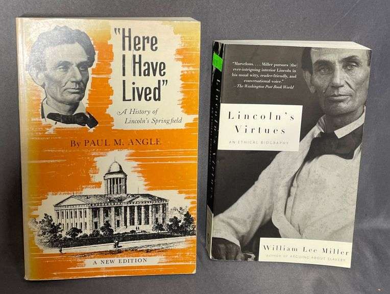 2 Abraham Lincoln Books: ‘Here I Have Lived’ by Paul M. Angle and ...