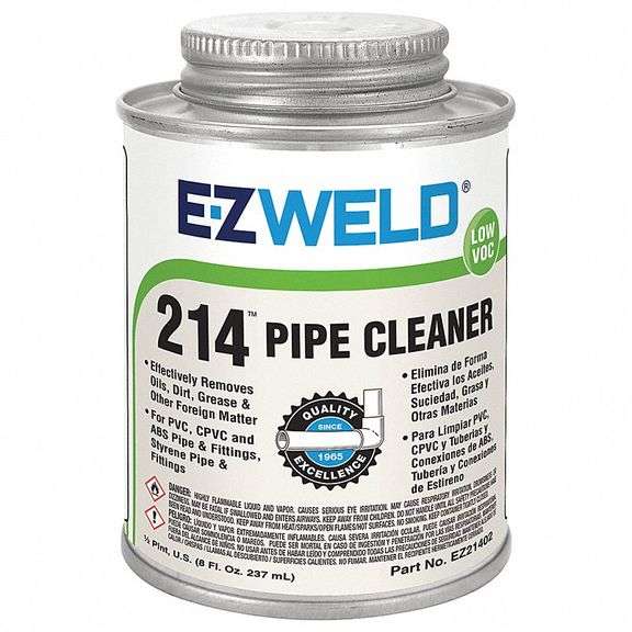 EZ WELD - EZ WELD Surface Cleaner: 214, 4 oz, Can, Clear - Metzger ...
