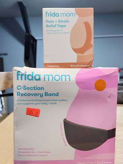 Frida Mom C-Section Recovery Band and Pain & Strain Relief Tape ...