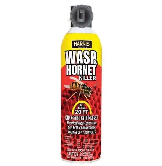 Harris Wasp & Hornet Killer Spray, 16 Oz Aerosol Can. 1 can. - Metzger ...